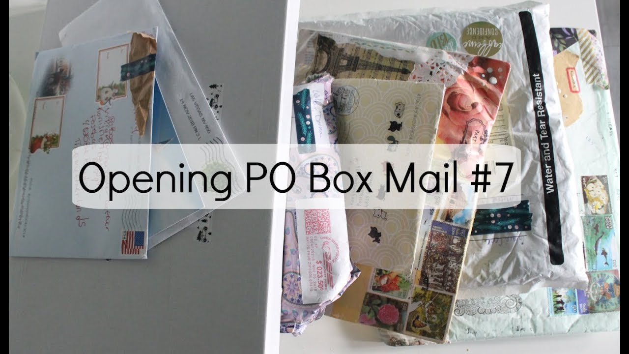 Opening PO Box Mail #7! - YouTube
