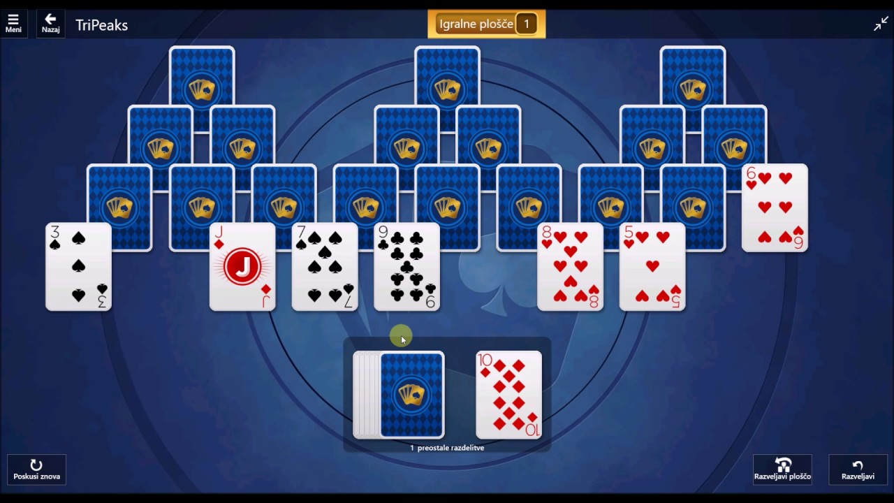 Microsoft Solitaire Collection - TriPeaks June 23 2017 - YouTube