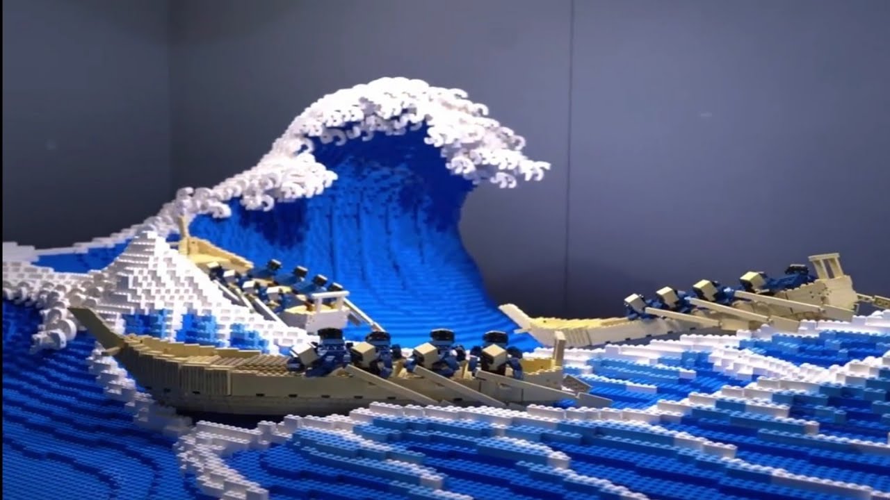 HUGE Lego " GREAT WAVE " ~ Beyond the Brick - Lego - YouTube