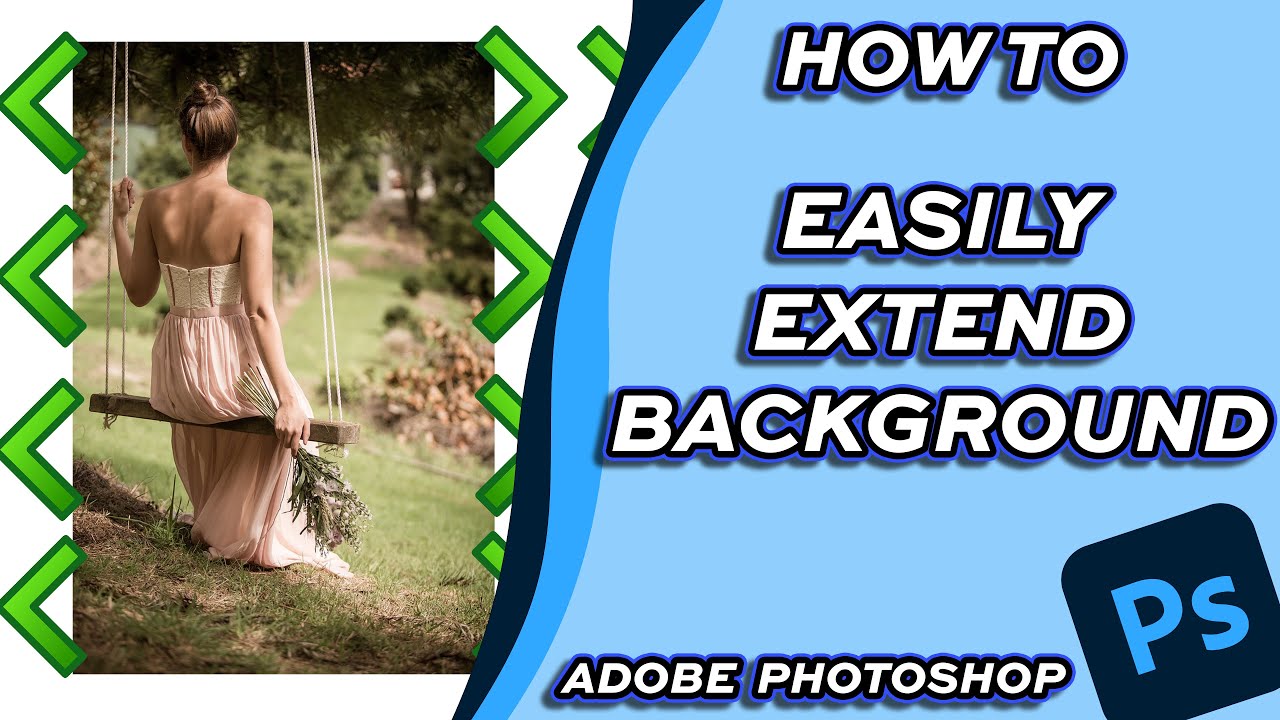 How to Easily Extend a Background in Adobe Photoshop - YouTube