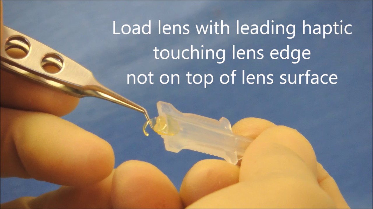 Loading alcon lenses - YouTube