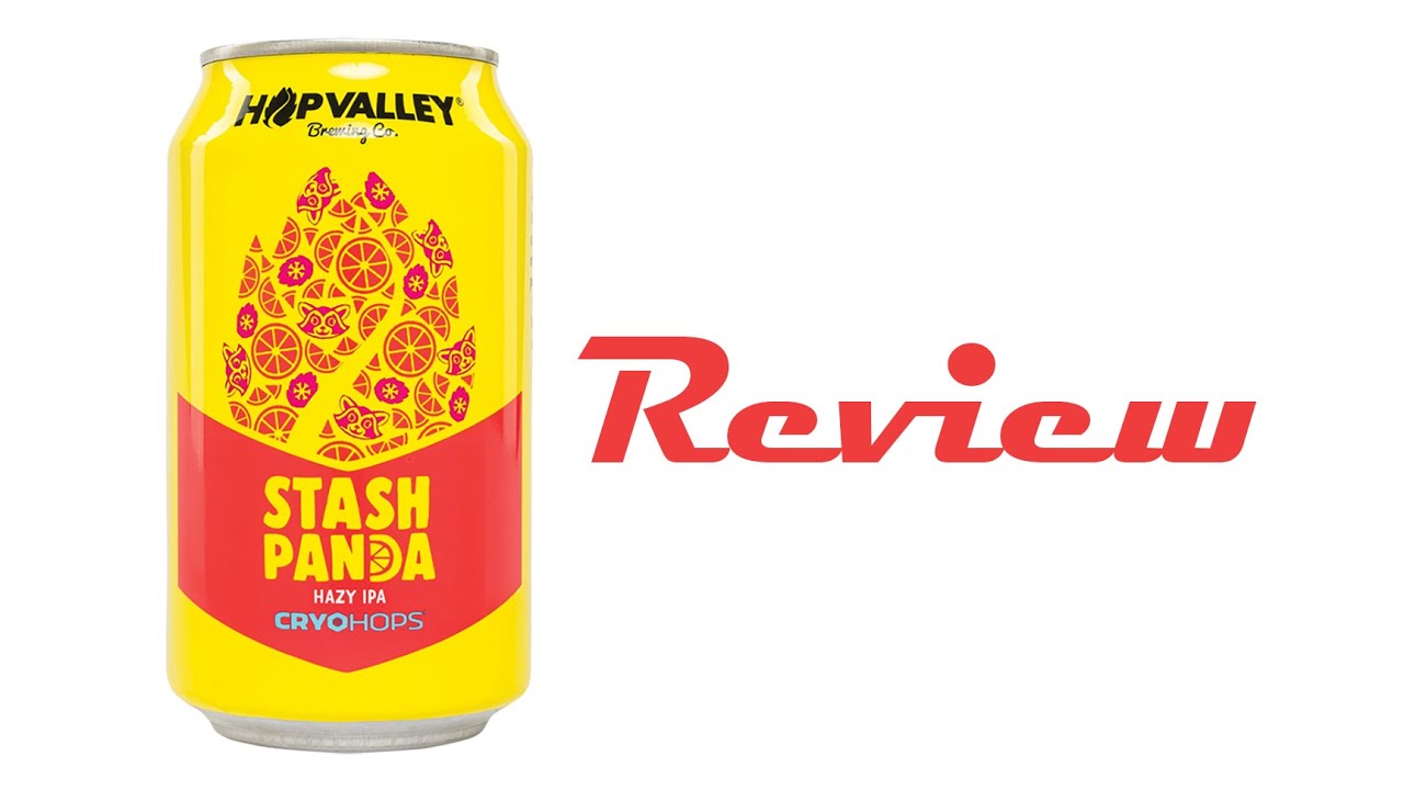 Hop Valley Brewing Co. Stash Panda Hazy IPA Review - YouTube