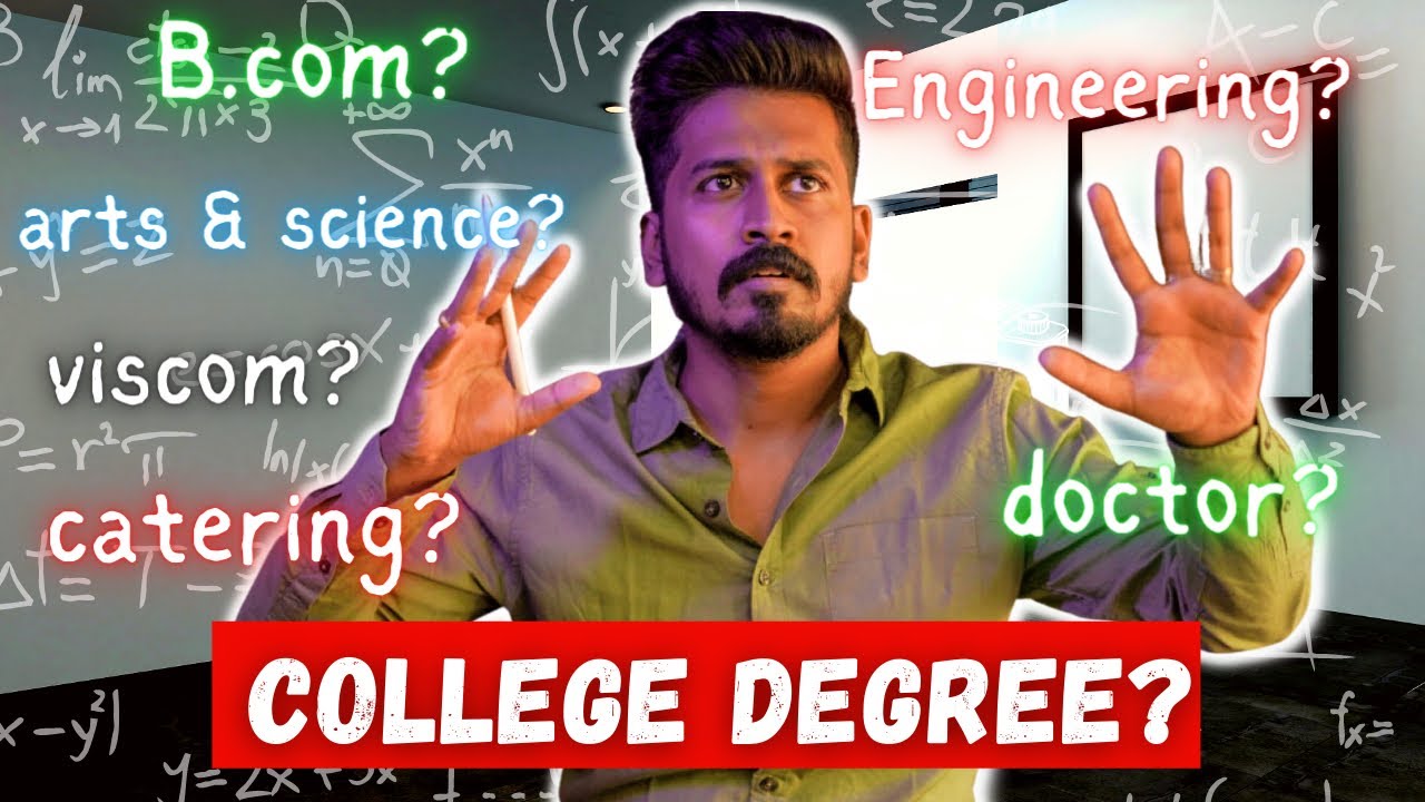 How to Select Your College Degree🧑🏻‍🎓 - YouTube