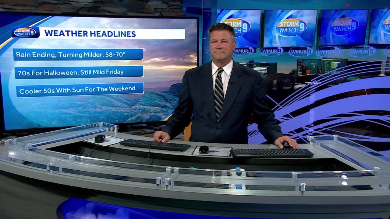 Video: Milder weather as rain ends - YouTube