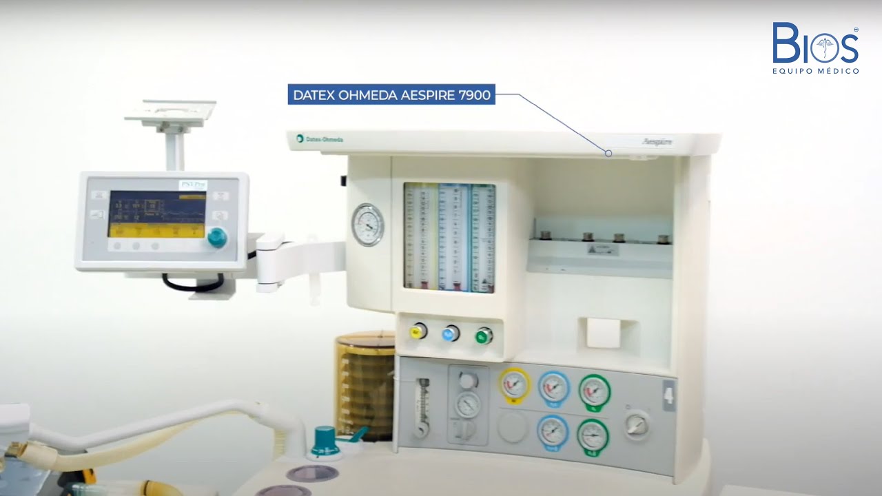 Máquina de anestesia Datex Ohmeda Aespire 7900 - YouTube