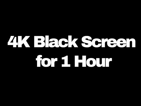 Pure Dark Black Screen For 1 Hour : 4K Resolution : No Sounds - YouTube