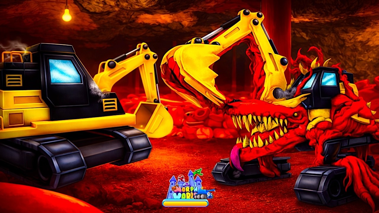 Can I Save ROBLOX MORPH WORLD from INFECTED EXCAVATOR? - YouTube