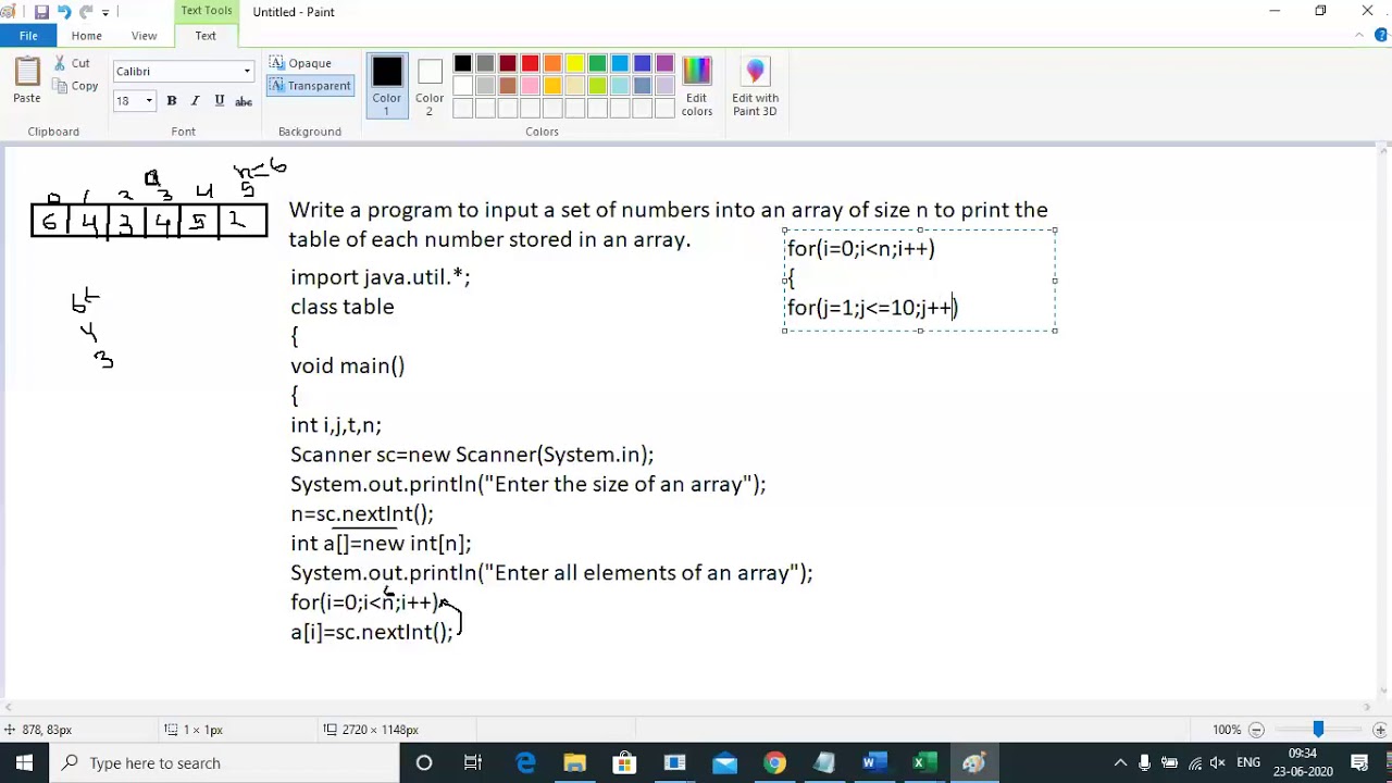Icse Board Class Array Program By Alok Sir Youtube 4925