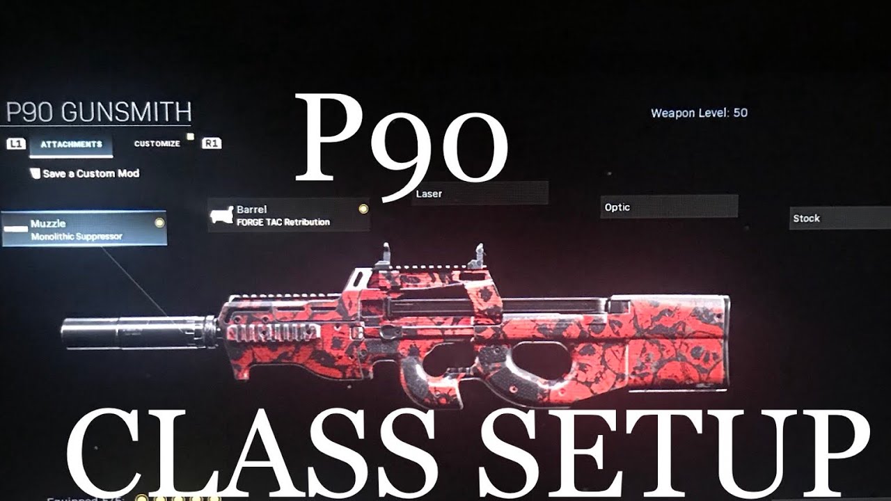 Modern Warfare “SWAGG” P90 CLASS SETUP (INSANE) - YouTube