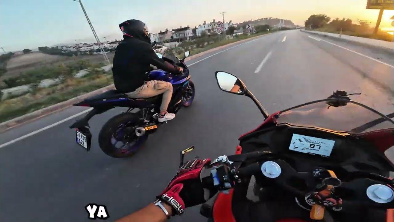 rks srk250RR akrapovic egzoz gazlama srk125r motovlog - YouTube