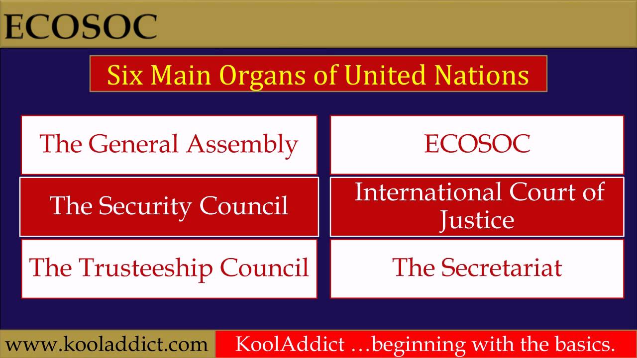 Economic and Social Council (ECOSOC) (Organization - Week in News ...