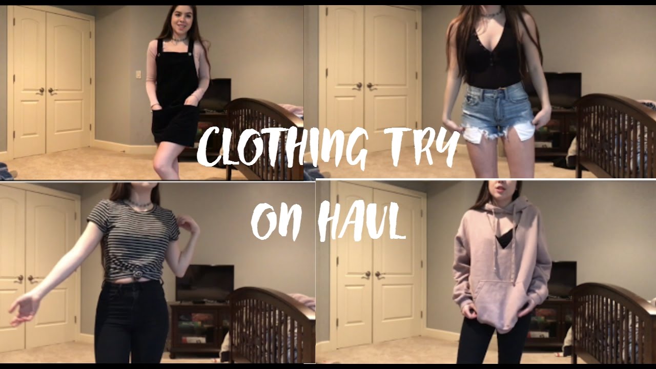 CLOTHING TRY ON HAUL - YouTube