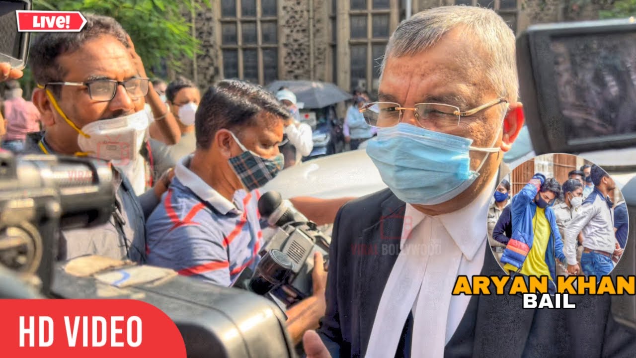 Aryan Khan BAIL : Lawyer Satish L Maneshinde arrives at Bombay High ...