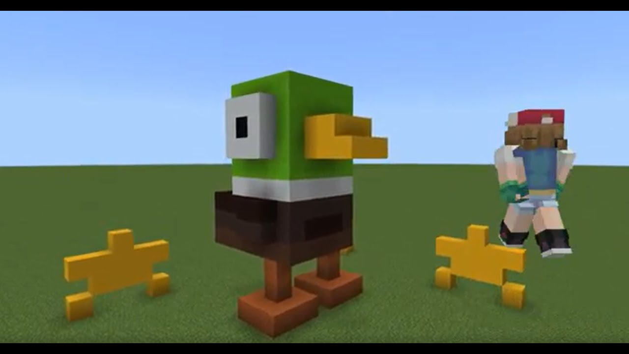 Minecraft Duck Build #minecraft #speedbuild - YouTube
