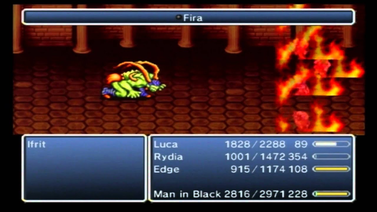 Final Fantasy IV: TaY - Ifrit (Boss #25) - YouTube