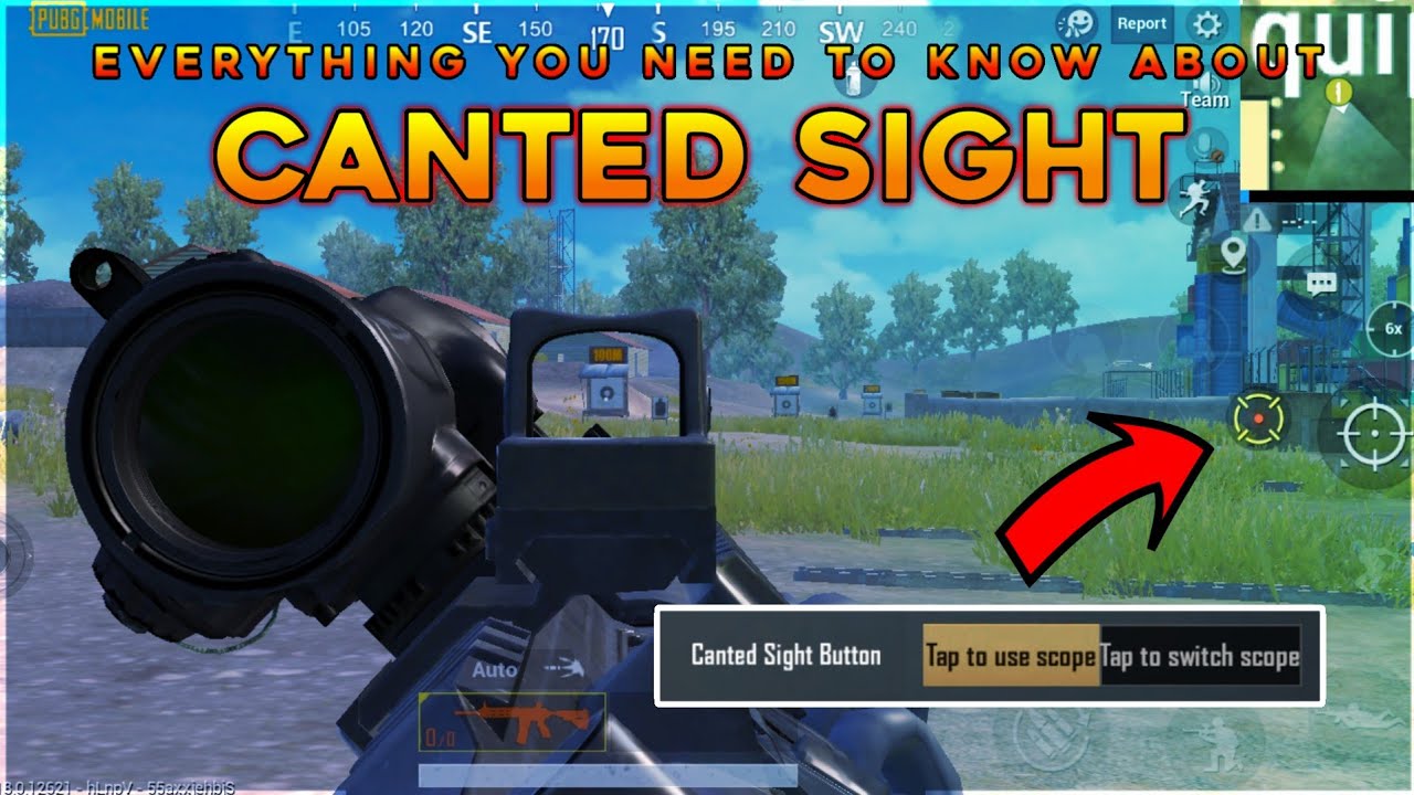 How To Use Canted Sight In PUBG Mobile | FULL GUIDE - YouTube