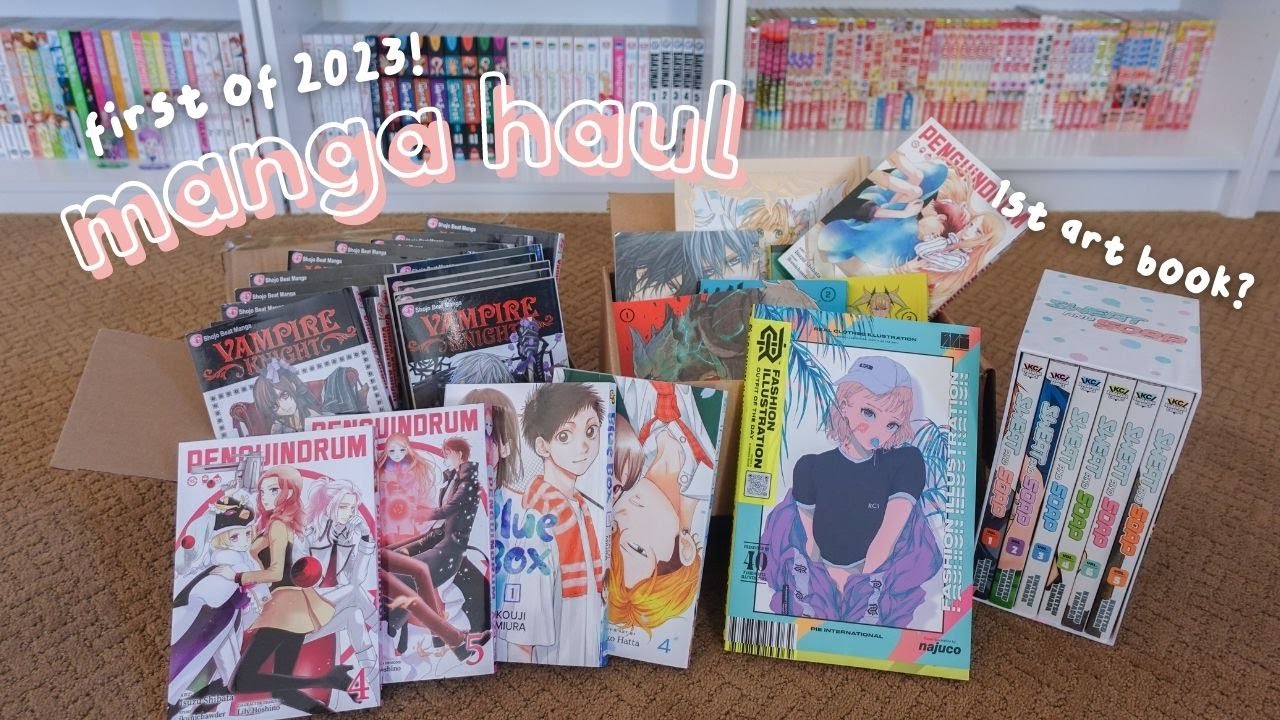 first manga haul & unboxing of 2023 // many series!! - YouTube