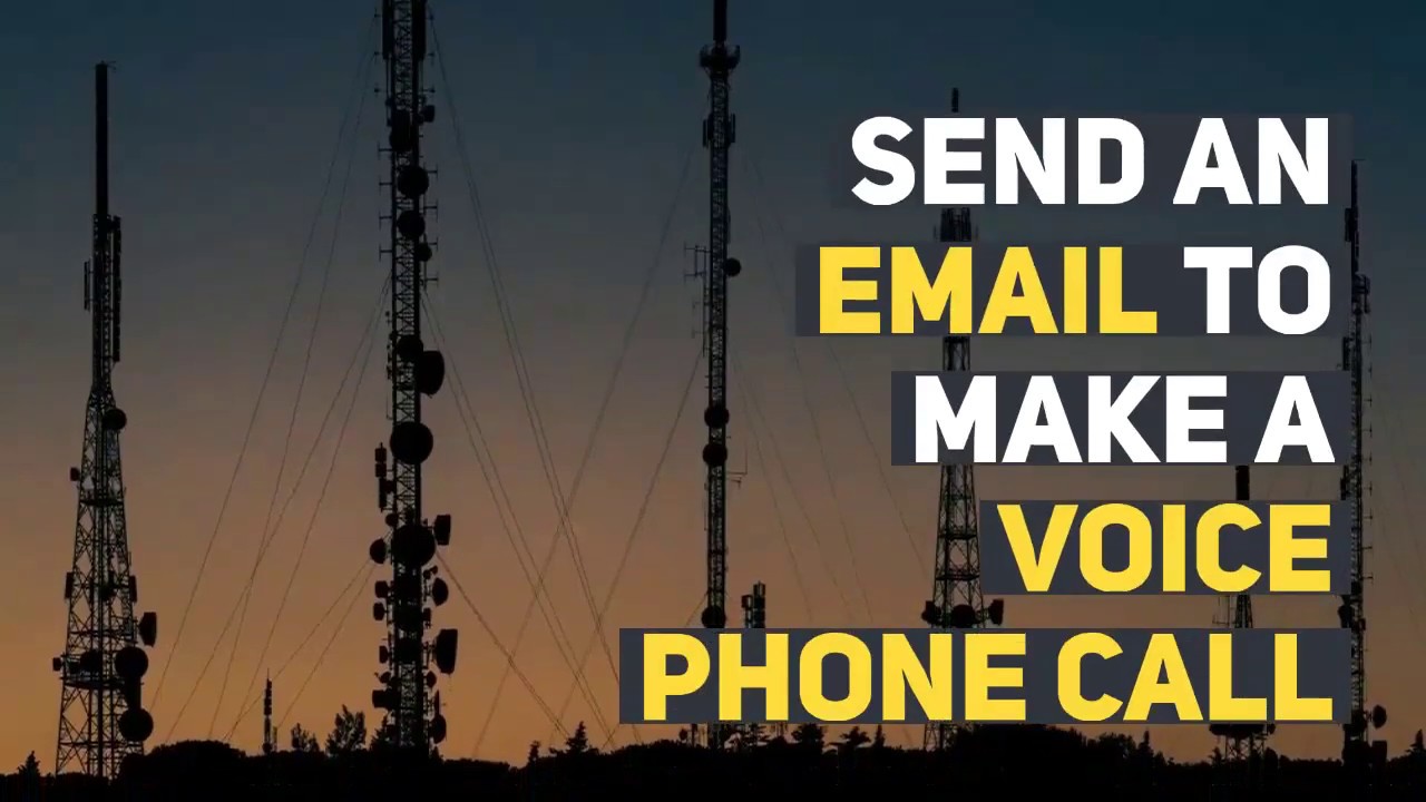 Make a Phone Call by sending an Email for Enterprise Alerts - YouTube