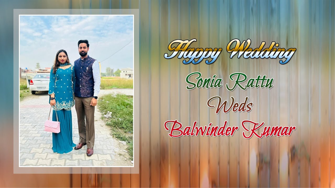 Happy Wedding Ceremony of Sonia Rattu 💞 Balwinder Kumar || Rai Studio ...
