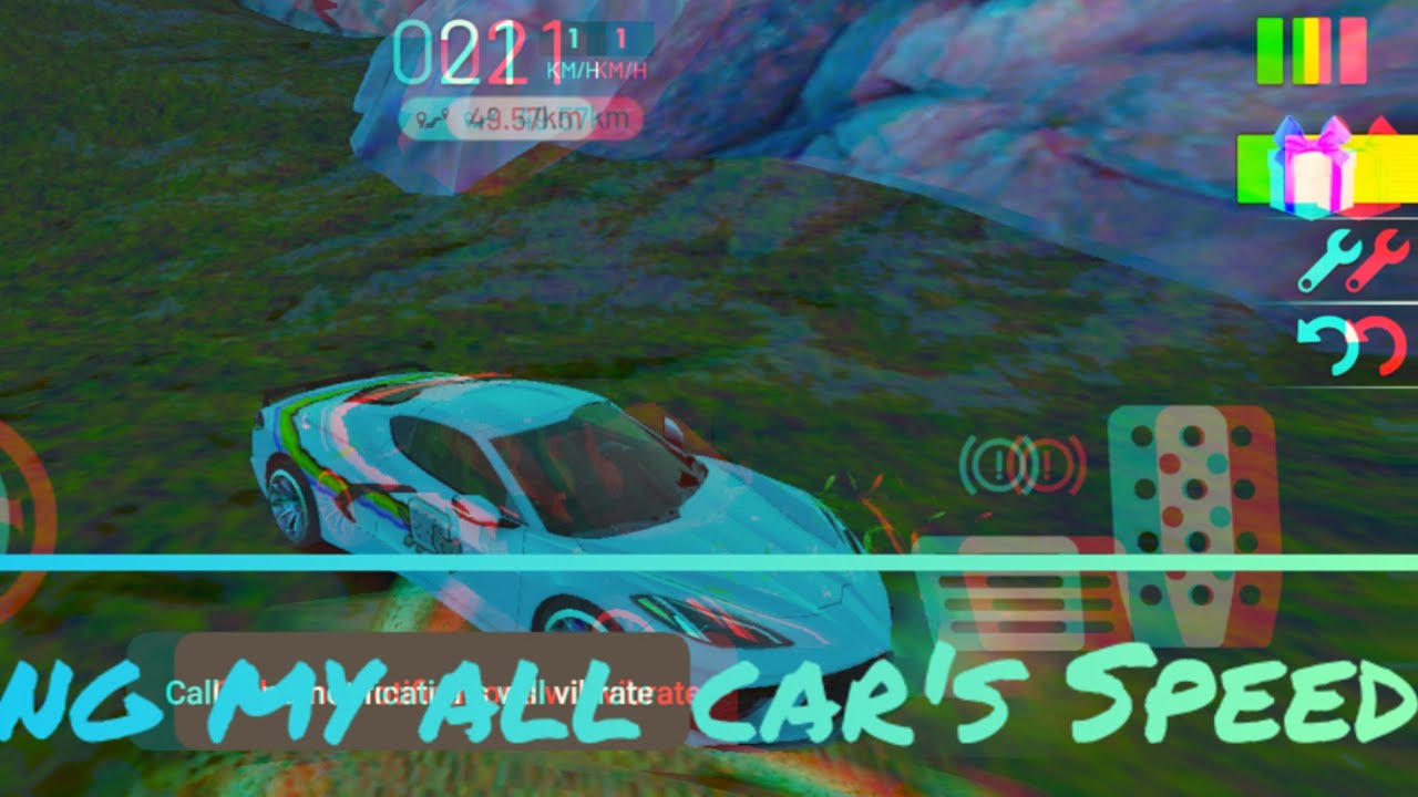 Testing my all car's Speed (phone Game play 1#) - YouTube