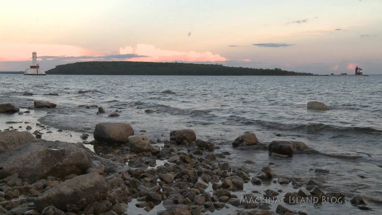 Five Minutes on Mackinac Island - View of Round Island from Biddle's ...