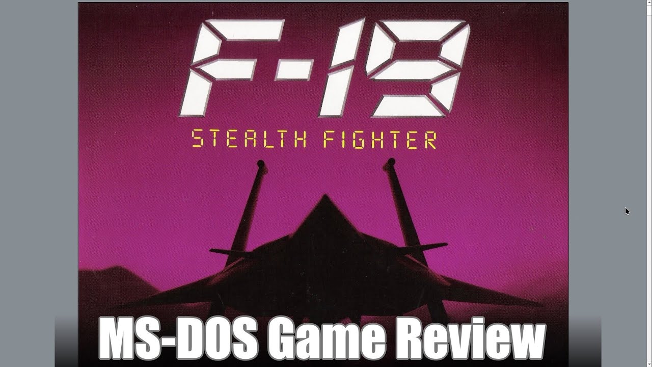 F19 Stealth Fighter - 1988 - MS-DOS Game Review - YouTube