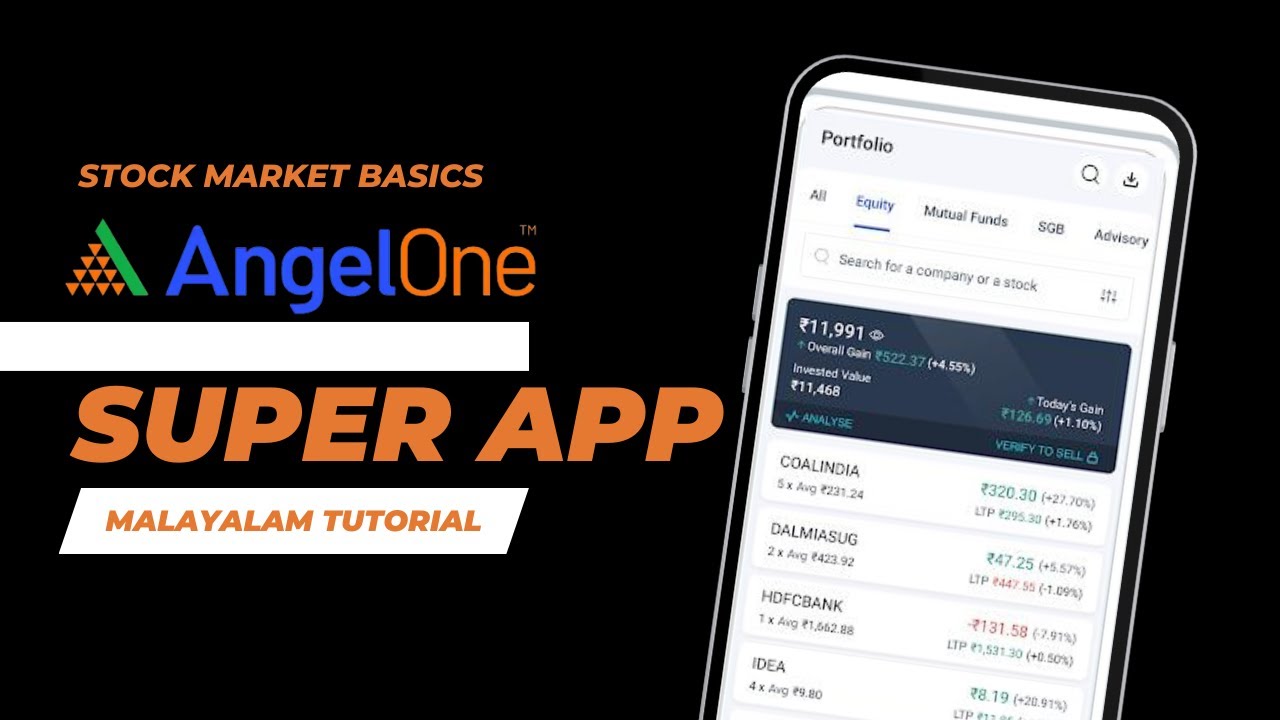 Angel One Mobile App Tutorial | Home Page, News, IPO, Alerts, Market ...