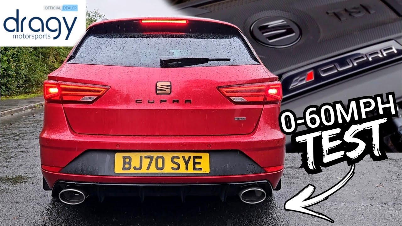 How FAST Is The SEAT LEON CUPRA 300 ST? *0-60MPH Test Runs DRAGY* - YouTube