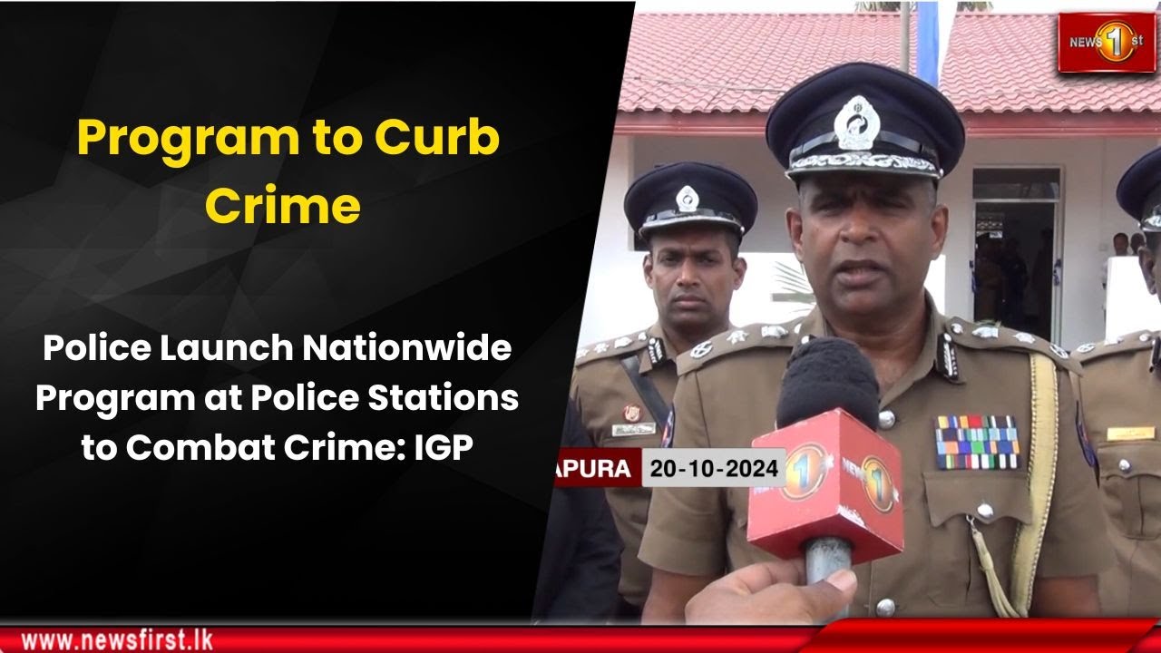 Program to Curb Crime: Police Launch Nationwide Program at Police ...
