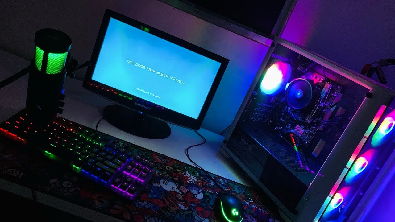 Unboxing PC Gamer da Pichau (Ryzen 5 4600G) - YouTube