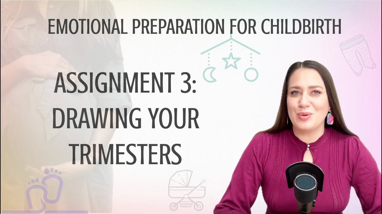 ASSIGNMENT 3: DRAWING YOUR TRIMESTERS (part 1) #birthpreparation # ...