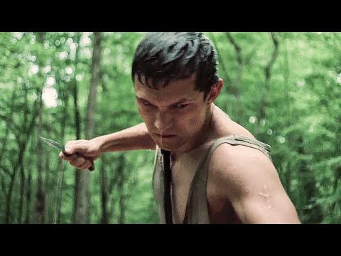 Chaos Walking 2021 Sea monster fight with Todd. Tom Holland fight scene