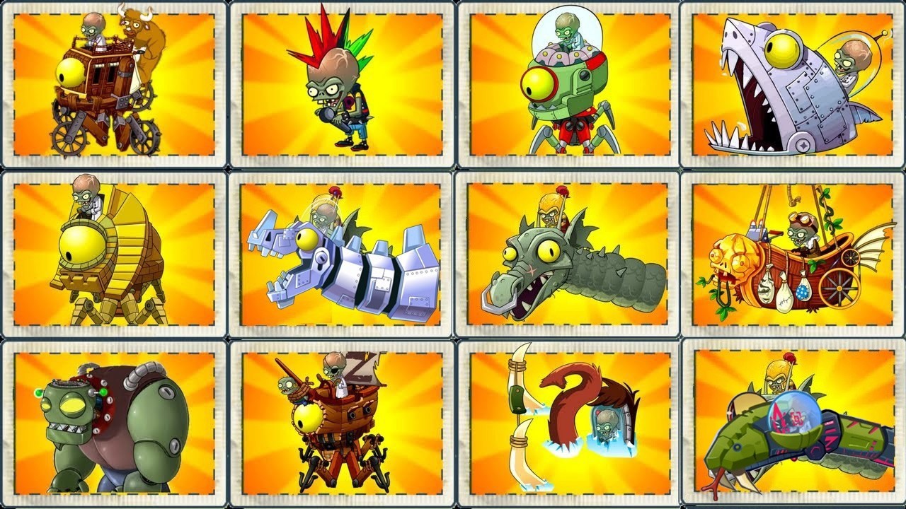 PVZ 2 - All Plants Max Level vs All Zombots - Which Zomboss 's ...