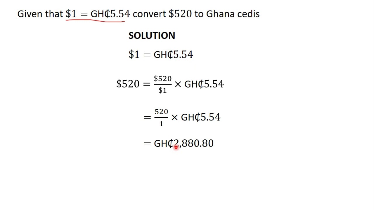 27 Converting Money from One Currency to Another QUESTION 1 - YouTube