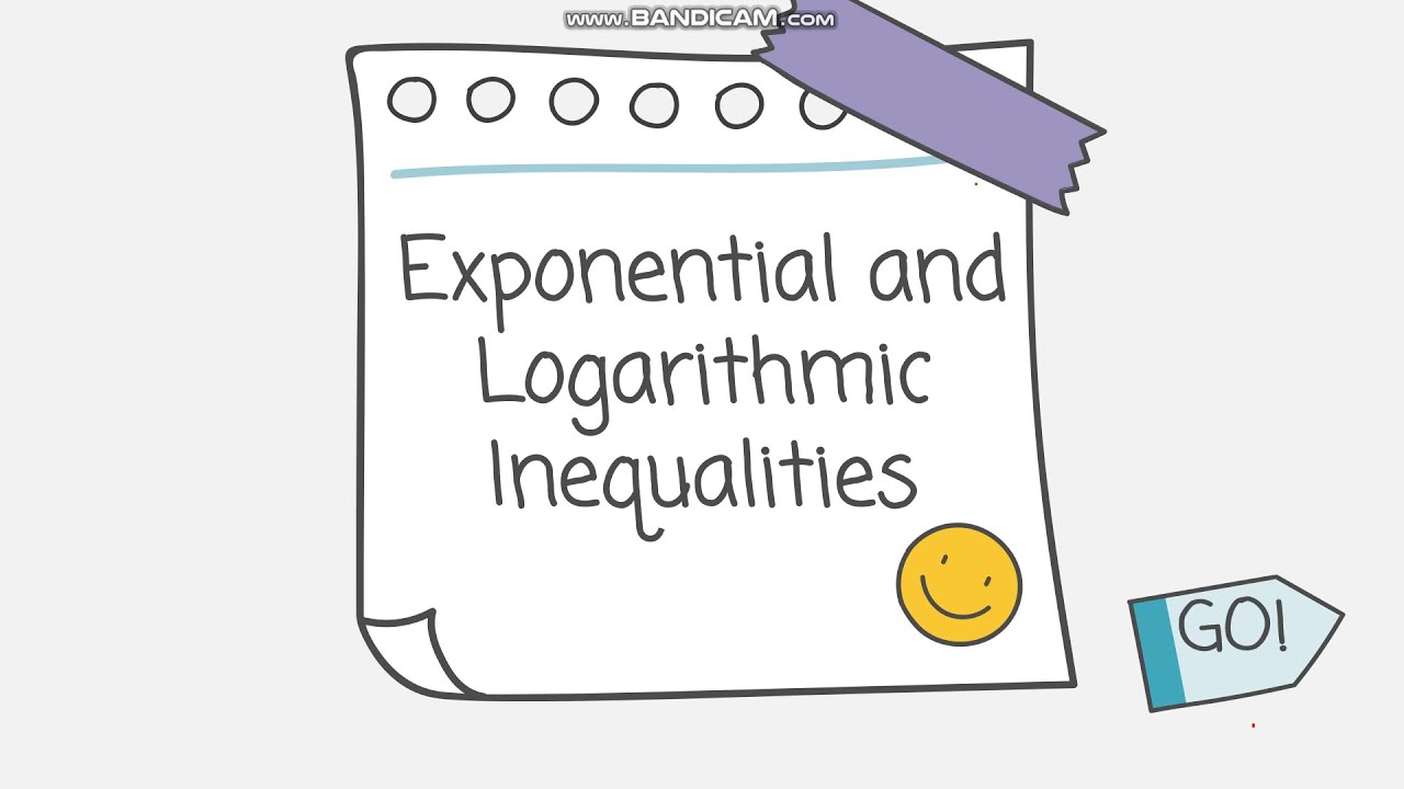 GEN MATH - 19 Exponential and Logarithmic Inequalities - YouTube