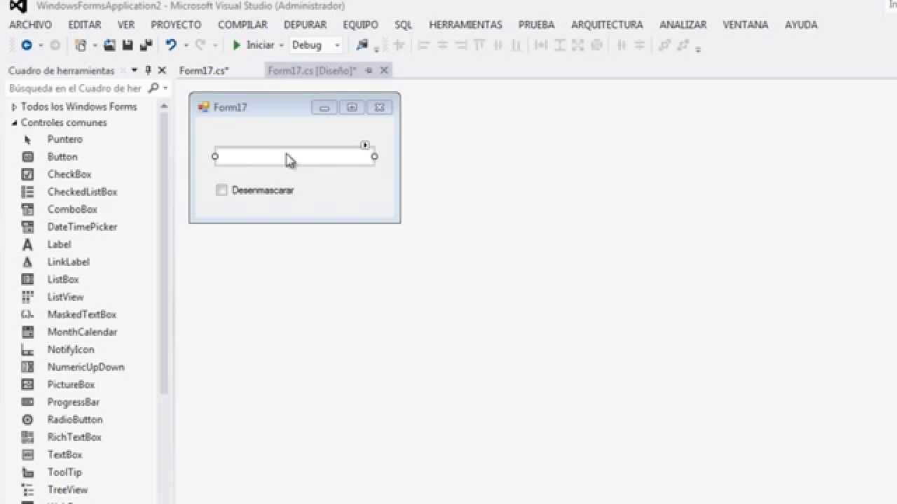 Como Desenmascarar Un Textbox C Passwordchar Youtube