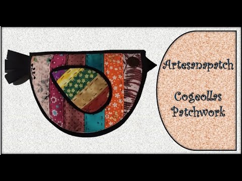 Cómo hacer un Coge-ollas Patchwork con Retazos paso a paso - YouTube