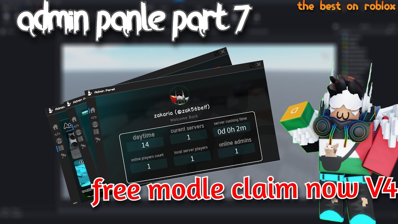 THE MOST ADVANCED-READY ROBLOX ADMIN MODEL | PART 7 OF THE ULTIMATE ...