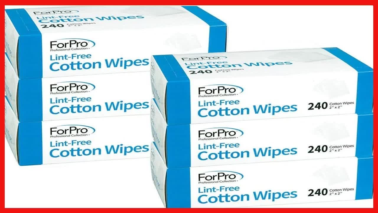 Great product - ForPro Lint-Free Cotton Wipes, 2 inches x 2 inches, 240 ...