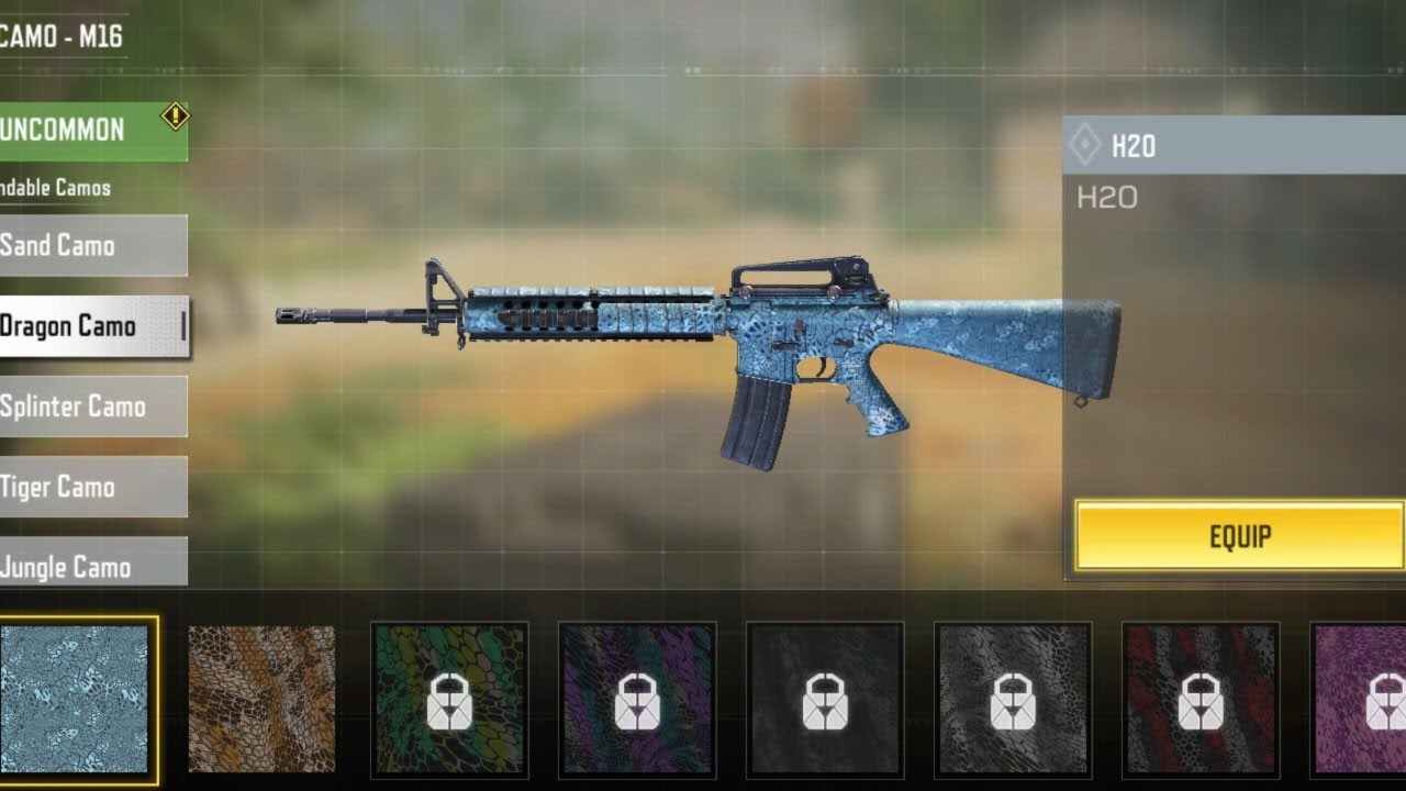 Unlocking M16 Dragon Camo in COD Mobile - YouTube