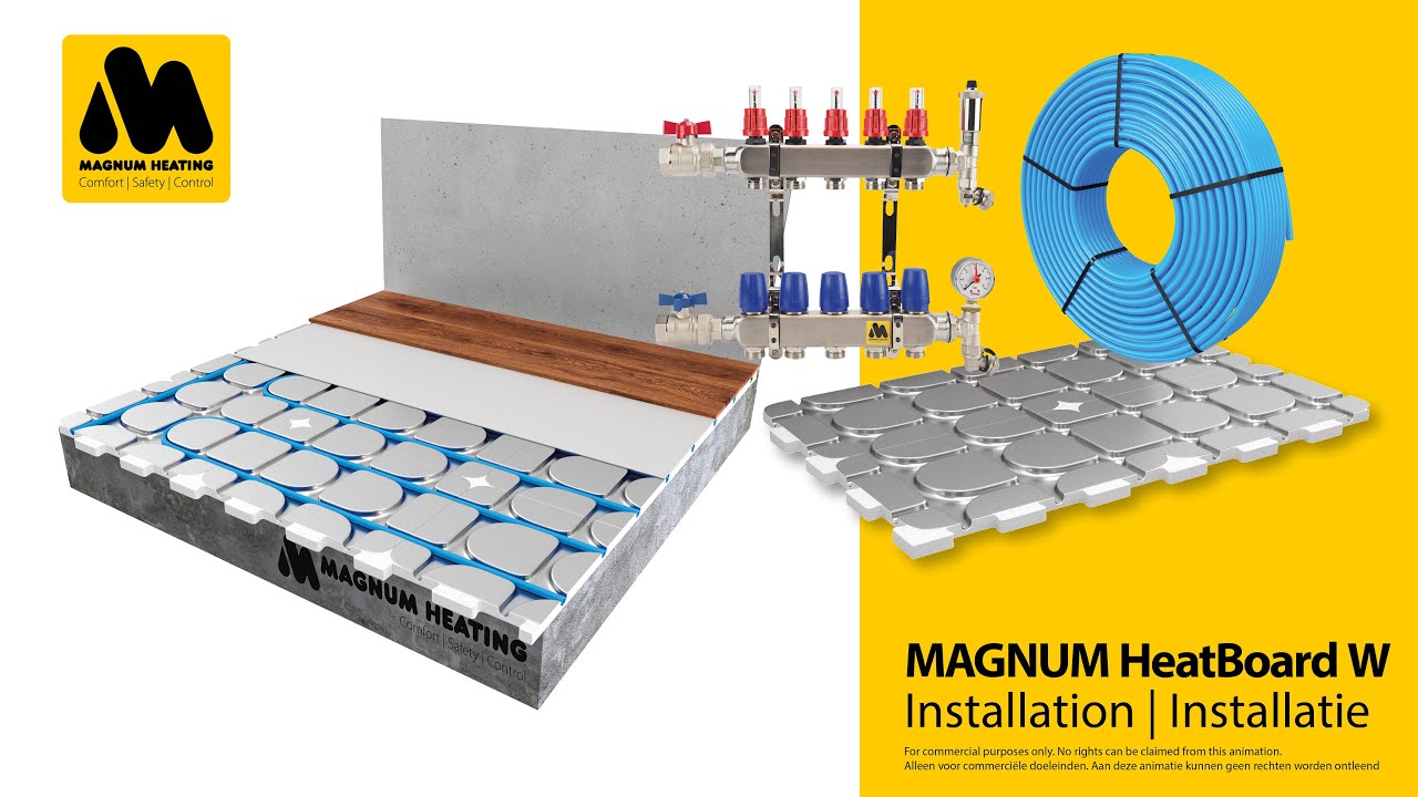 MAGNUM HeatBoard W Installation - YouTube