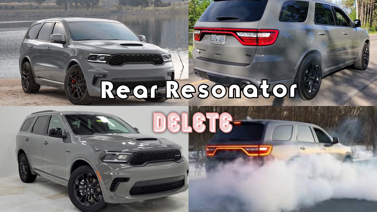 2021 dodge Durango, RT Rear Resonator Delete Vlog - YouTube