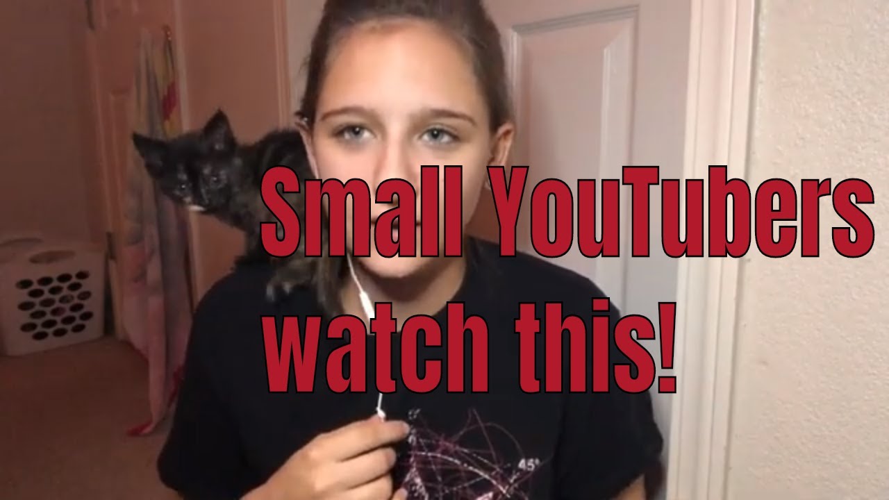 MY ADVICE FOR SMALL YOUTUBERS | small & new YouTubers watch!! - YouTube