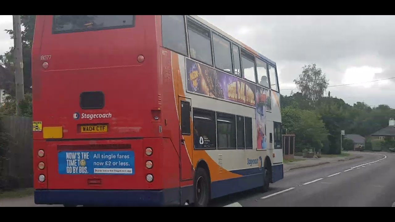 Here is the stagecoach bus 18077 on the number 20 in Normandy Friday 11 ...