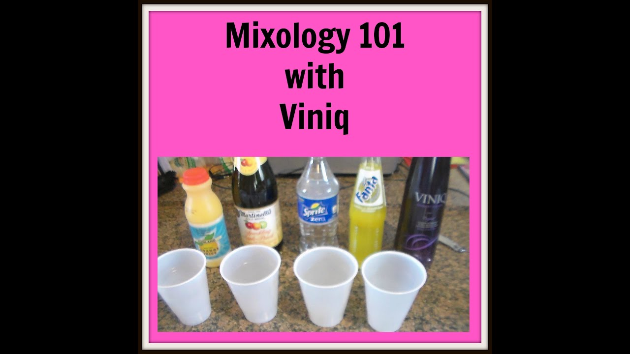 Mixology 101 with Viniq - YouTube