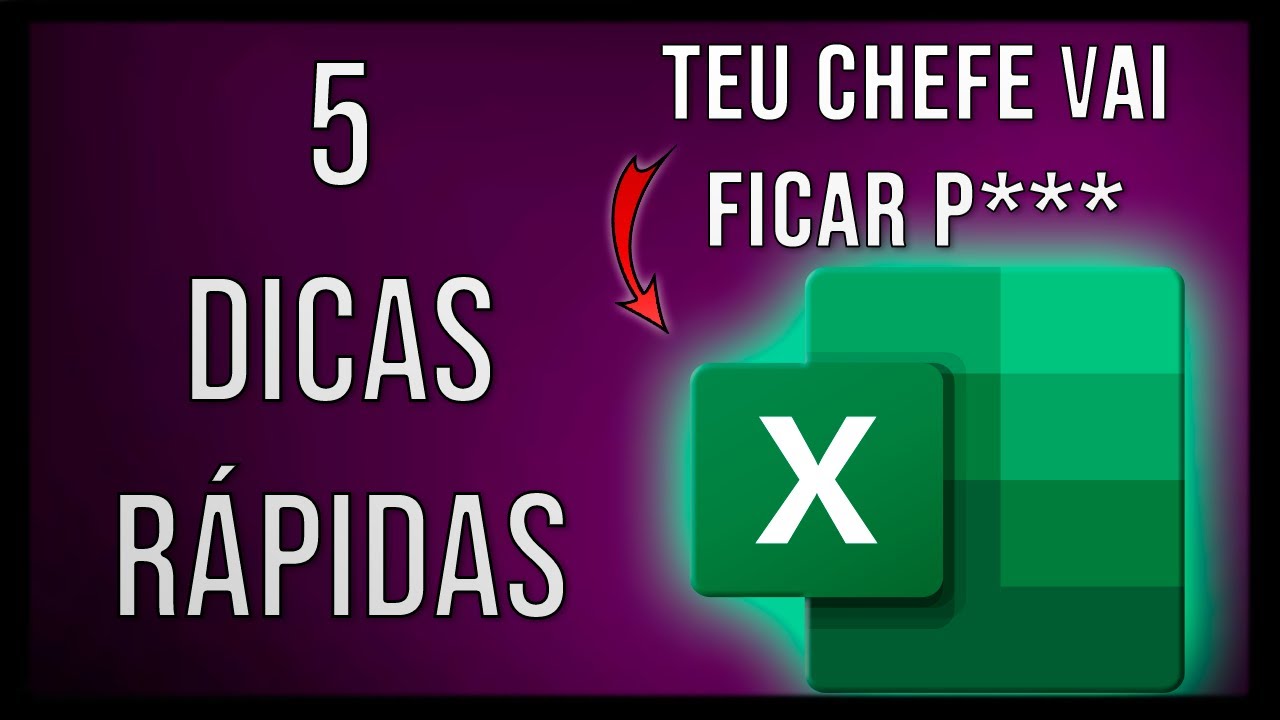 5 Dicas e Truques Fáceis Para Impressionar no Excel (Veja Isso!) - YouTube