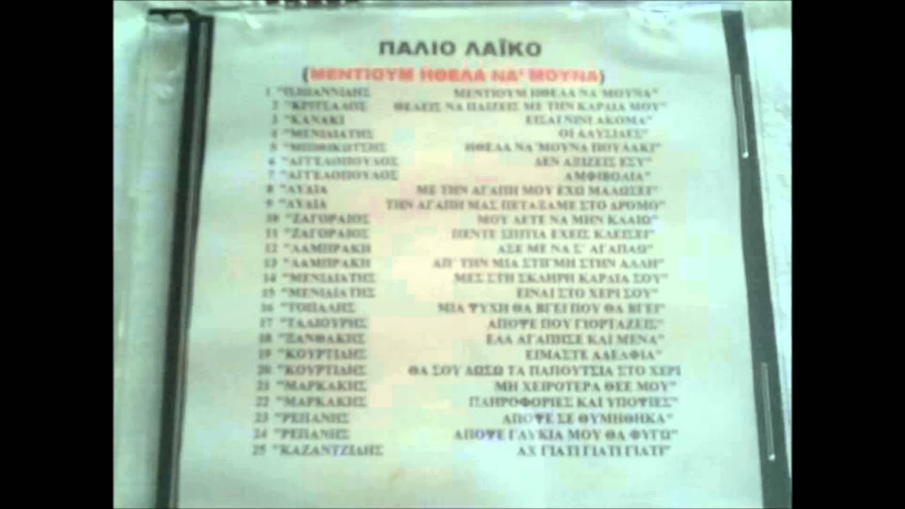 Π.ΙΩΑΝΝΙΔΗΣ ΜΕΝΤΙΟΥΜ ΗΘΕΛΑ ΝΑΜΟΥΝΑ - YouTube