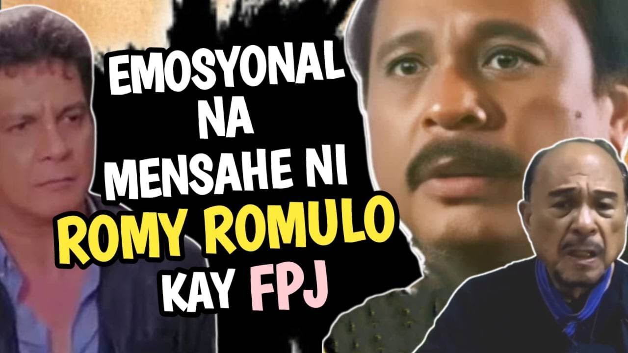 EMOSYONAL NA MENSAHE NI ROMY ROMULO KAY FPJ | EXCLUSIVE INTERVIEW WITH ...