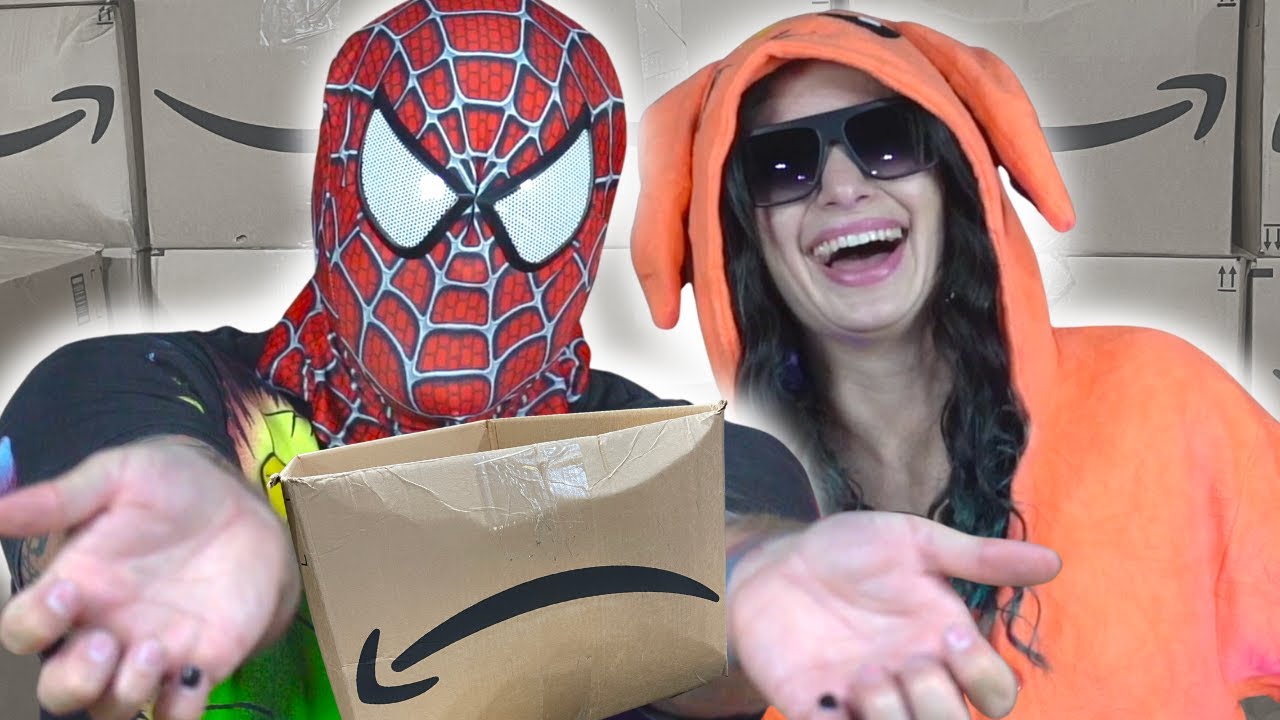 We Opened a Very Strange Amazon Mystery Box! - YouTube