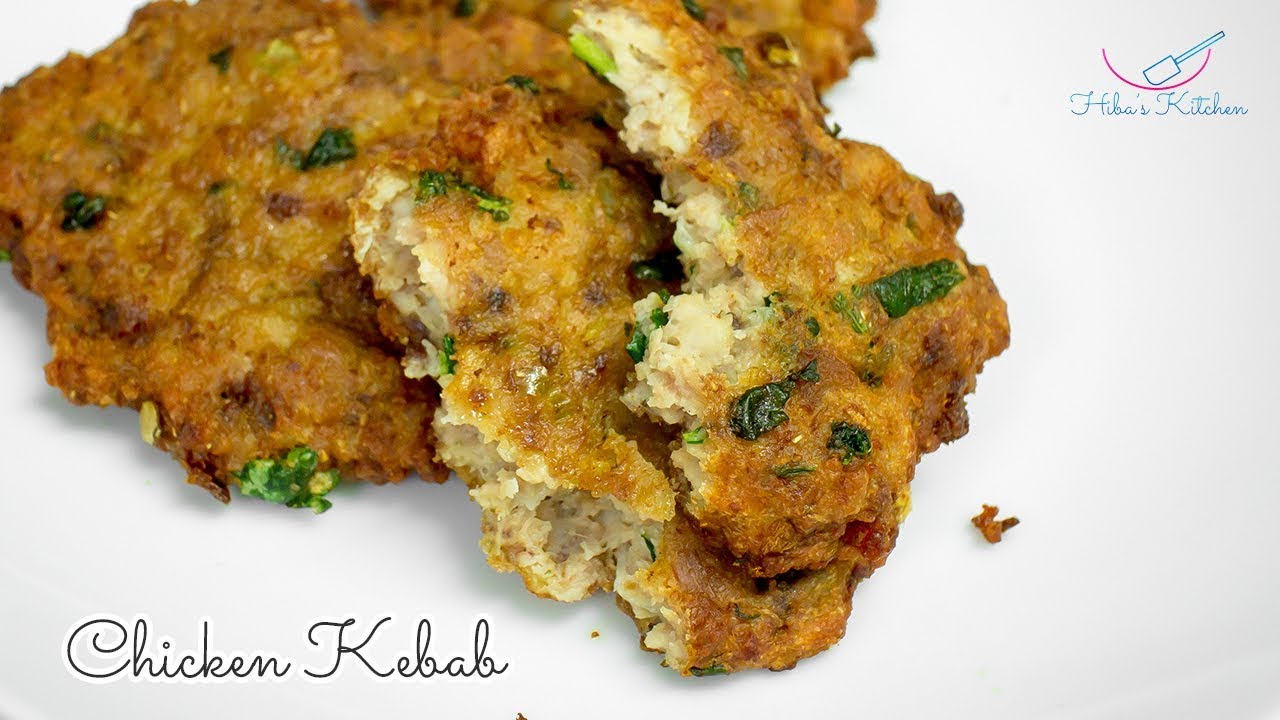 How to Make Chicken Kebab Super Easy (English) by Hiba's Kitchen - YouTube